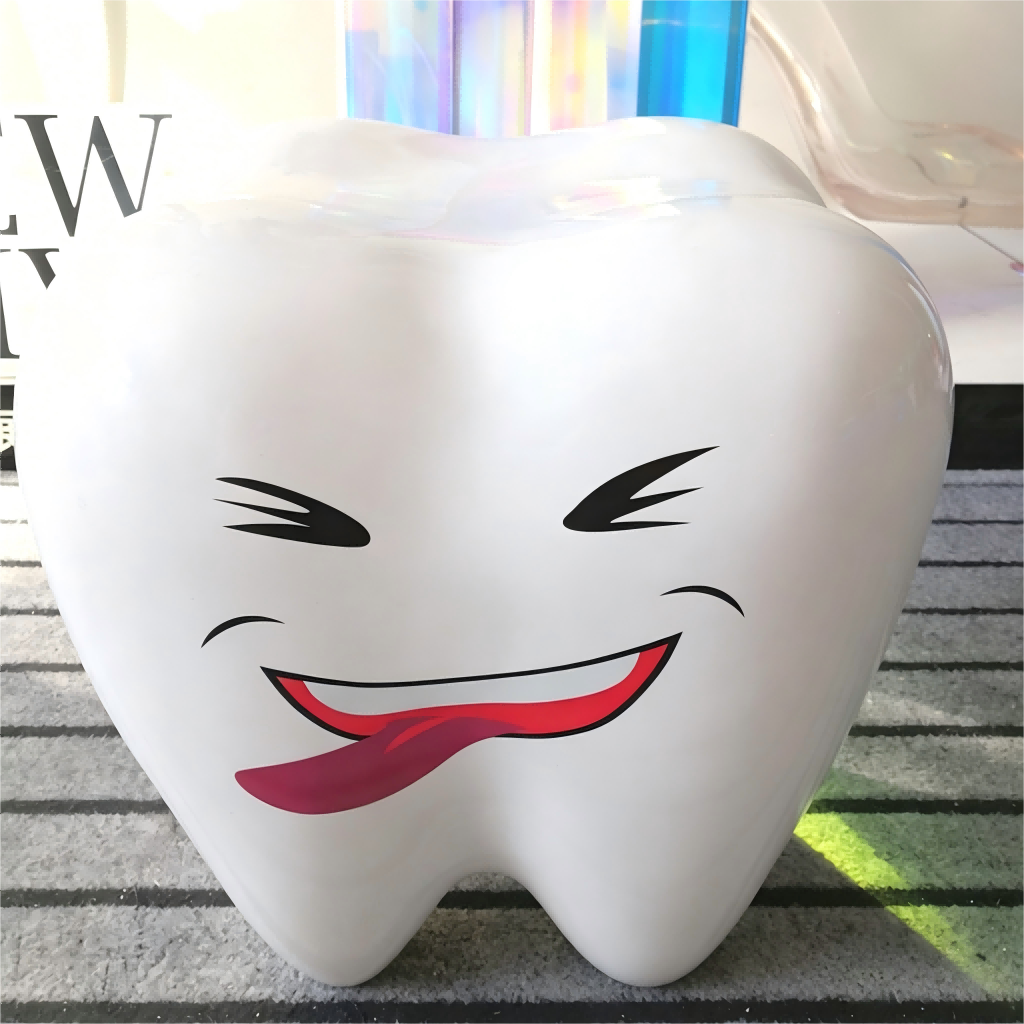 Commercial Window Display Props, FRP Tooth Stools for Hospitals, Custom ...